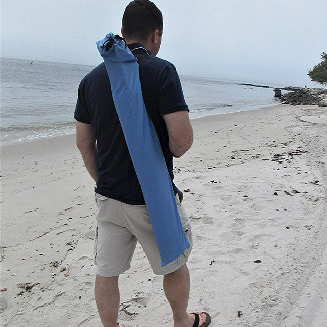 Navy Theme Wood Poles Windbreak Beach Wind Screen Privacy Windblocker ...